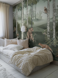 Boråstapeter Newbie II behang Bos Dieren paneel 6943