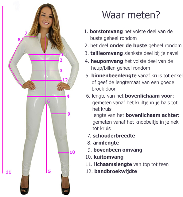Maattabel Brizjied Fashion Maattabel Brizjied Fashion