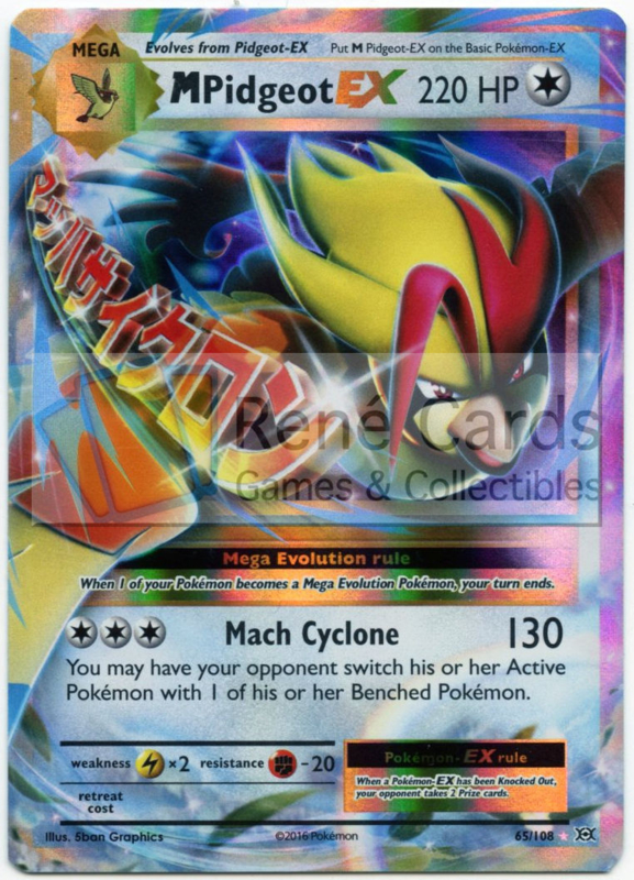 M Pidgeot EX - Evol. 65/108 | XY - Evolutions - Single Cards | Rene`s ...