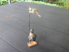 LINEOL Knight ridder met speer lans en vaandel. goede staat | Lineol ...