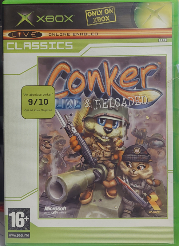 Conker Live & Reloaded classics (XBOX Used Game) | Xbox Classic games ...