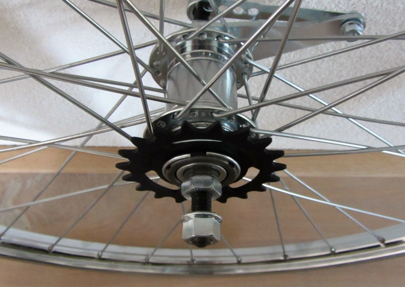 Achterwiel Met Terugtraprem 28 1 5 8 1 3 8 Chrome Achterwiel