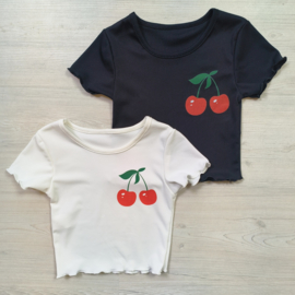Basic Cherry top | Meisjes Tops | Hippe Beebjes