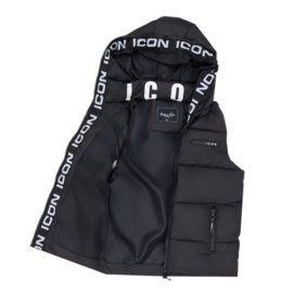 Icon spring BODYWARMER - zwart | Jongens jassen | Hippe Beebjes