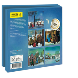 Christmas, Toon Tieland, Amnesty international | Kerstkaarten mapjes ...