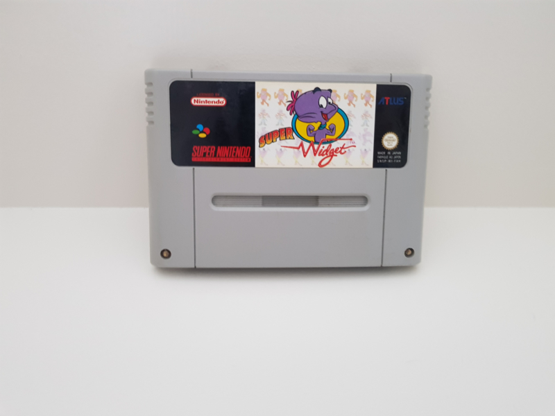 Super Widget - Super Nintendo / SNES / Super Nes spel 16Bit (D.2.3 ... Super Widget - Super Nintendo / SNES / Super Nes spel 16Bit (D.2.3 ...