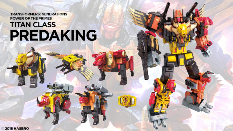 Hasbro Takara PP 31 PotP Predaking Power of the Primes TF Robots Official partner of Hasbro