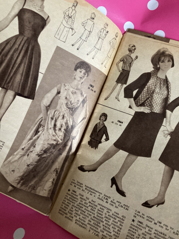 1962 | Marion naaipatronen maandblad | nr. 173 december - juk, rok ... 1962 | Marion naaipatronen maandblad | nr. 173 december - juk, rok ...