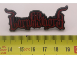 LORNA SHORE - RED NAME LOGO ( FULL COLOR ) | Metal Pins | Riffs Merchandise
