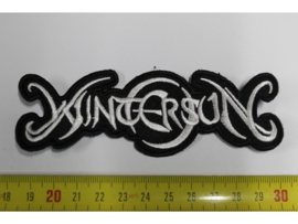WINTERSUN - WHITE NAME LOGO ( SHAPED ) | Patches | Riffs Merchandise