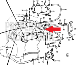 Volvo Penta 840731 cooling water pipe heat exchanger | Volvo Penta 2001 ...