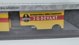Brekina 1:87 H0 vrachtwagen Mercedes LP 322 Meubeltransport J.G. DEVANT ...