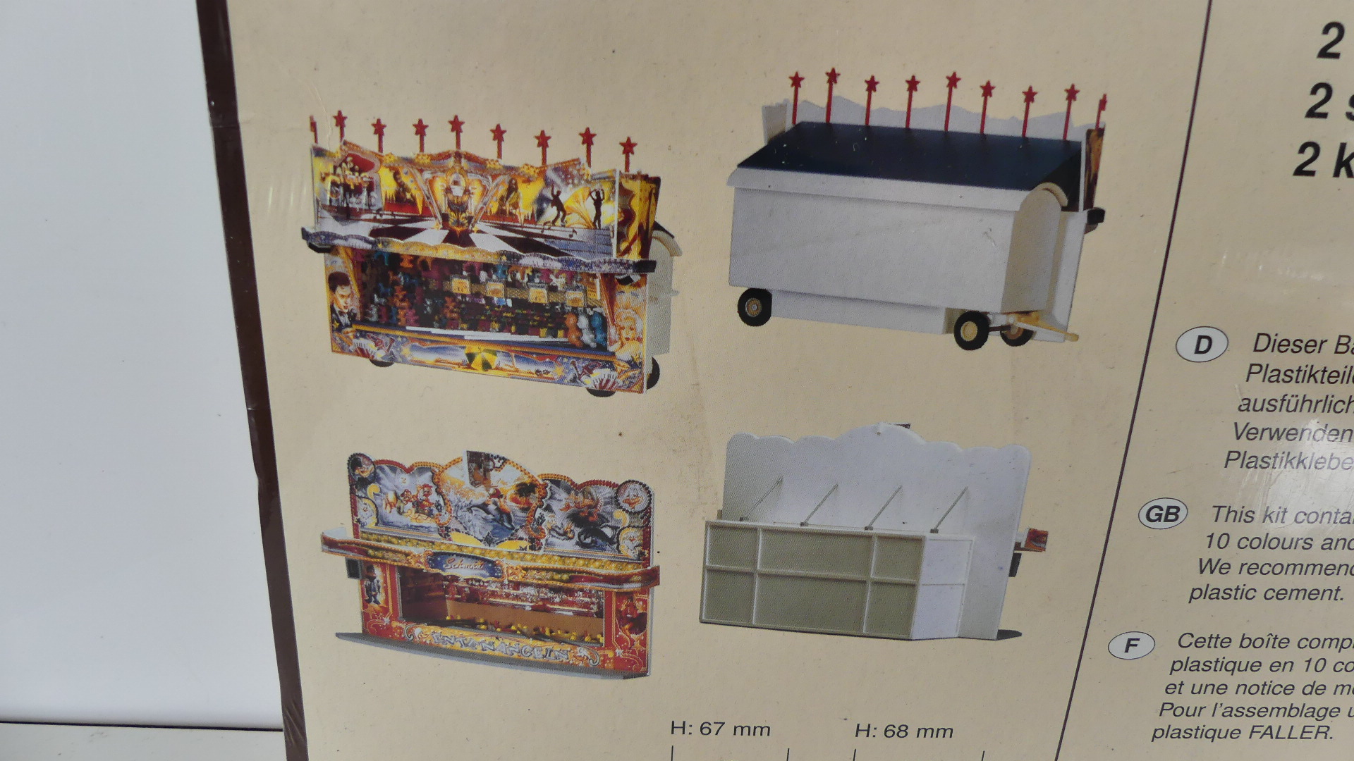Faller 1:87 H0 bouwdoos Kermis kramen OVP 140446 | Bouwdozen alle ...