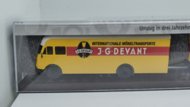 Brekina 1:87 H0 vrachtwagen Mercedes LP 322 Meubeltransport J.G. DEVANT ...