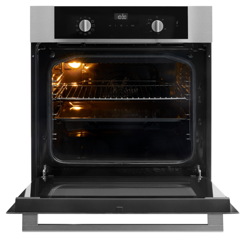 Pelgrim OVP426RVS Multifunctionele Inbouw Oven Met Pyrolyse Nis 60 Cm