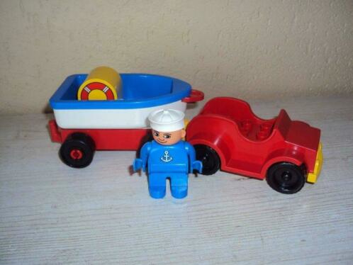 Duplo auto, motor en boot | Tweemaal Lego Duplo