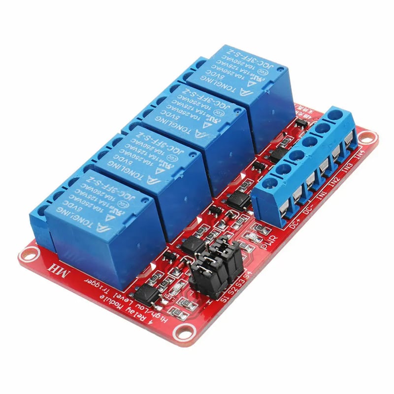 Relais Module 12v 4 Kanaals Relais Otronic Elektronica